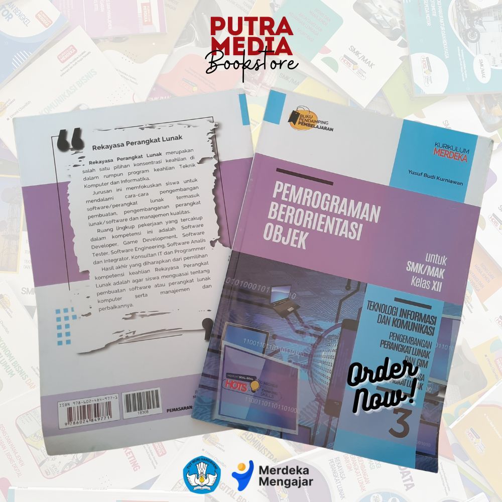 Jual MODUL KUMER: Pemrograman Berorientasi Objek SMK/MAK Kelas XII ...