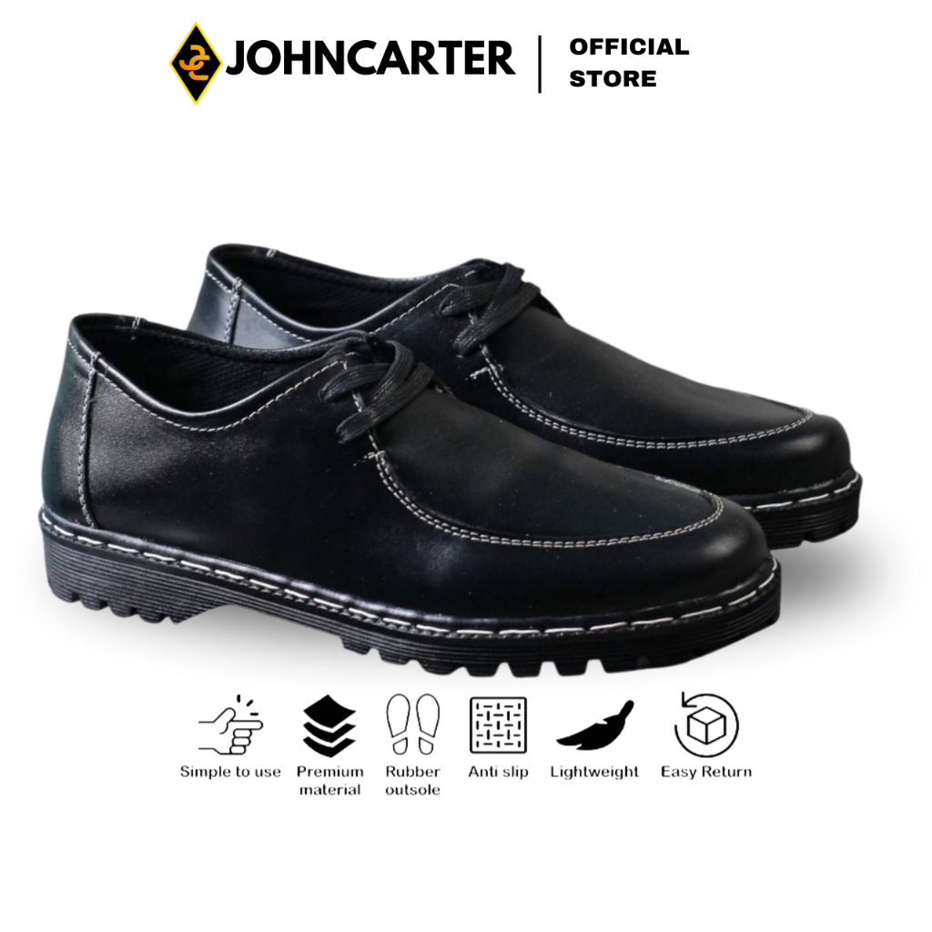 Jual Sepatu Oxford Formal Pria Model Docmart Pantofel Dokmart Hitam ...