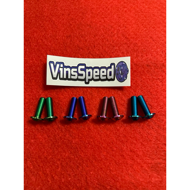 Jual Baut Disc Piringan Flat Head Titanium GR5 isi 1 baut | Shopee Indonesia