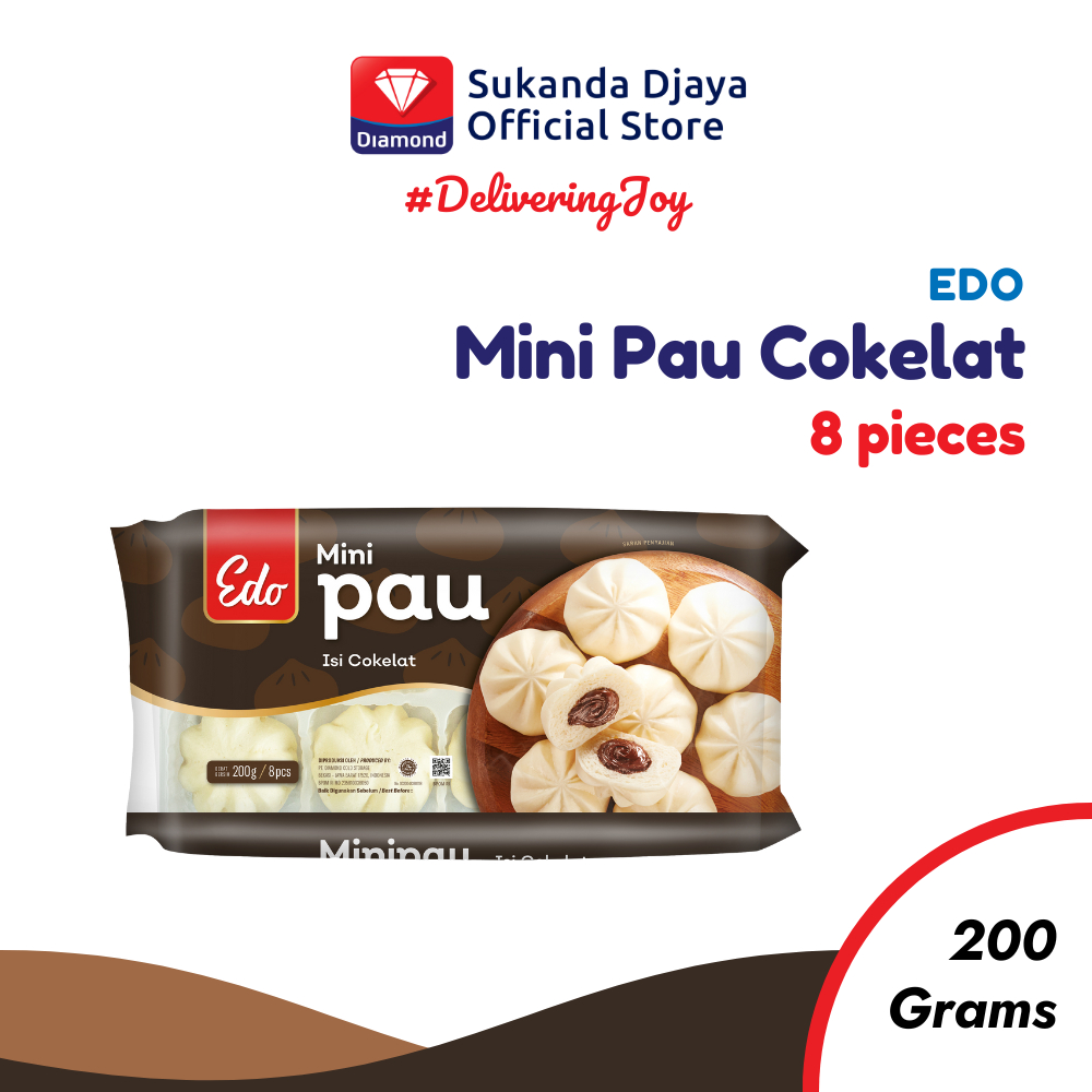 Jual Edo Mini Pau Coklat 200 Gr | Shopee Indonesia