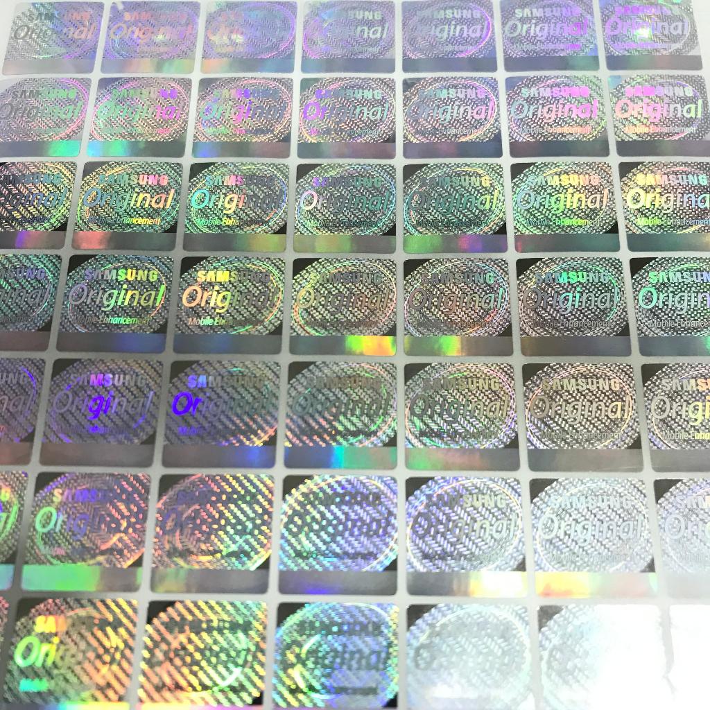Jual Sticker Hologram Samsung Per-lembar isi 49 Sticker ORI TEBAL | Shopee Indonesia