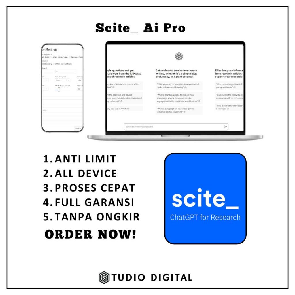 Jual SCITE_ AI PREMIUM PRO 1 TAHUN FULL GARANSI | Shopee Indonesia