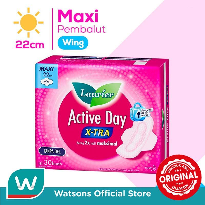 Jual Laurier Super Maxi Wing 30's | Shopee Indonesia