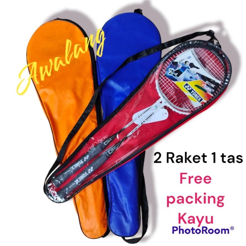 Jual RAKET BULUTANGKIS ANAK ISI 2 RAKET BONUS TAS MODEL SAMBUNGAN T02 ...