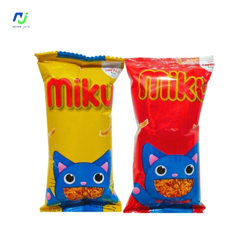 Jual Miku Mie Snack Paket 2 Renteng Isi 20 Pcs@10g | Shopee Indonesia