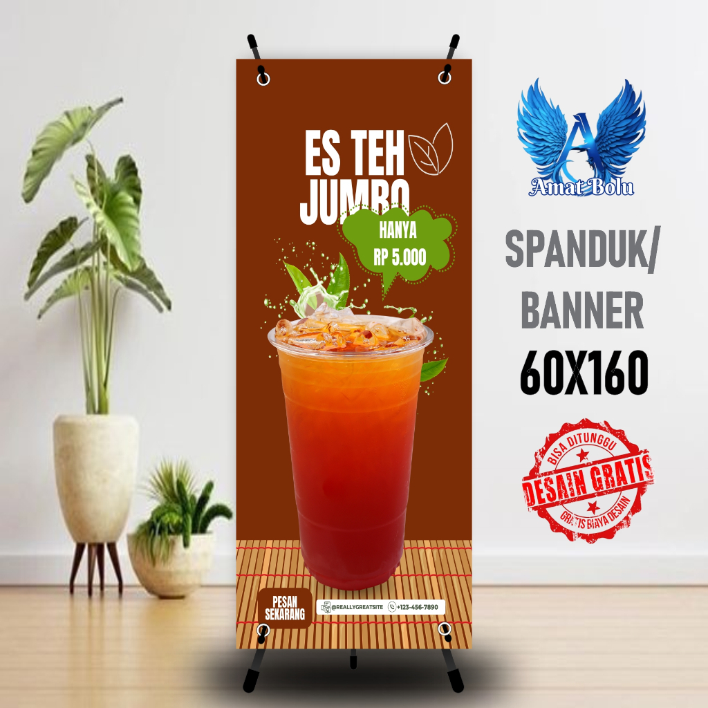Jual Spanduk Banner ES JUMBO DESAIN BARU BISA REQUEST | Shopee Indonesia