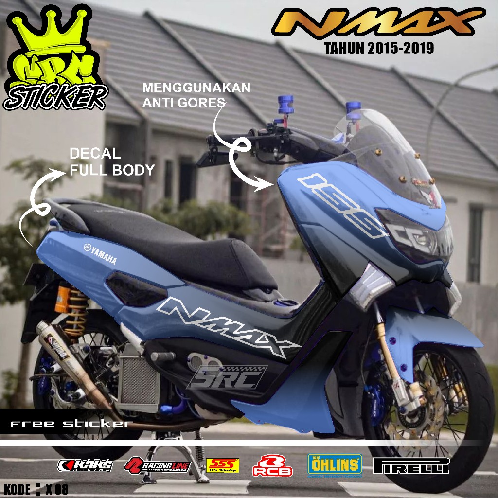 Jual COD Decal Sticker Full Body Yamaha Nmax Lama Old 2015 2016 2017 ...
