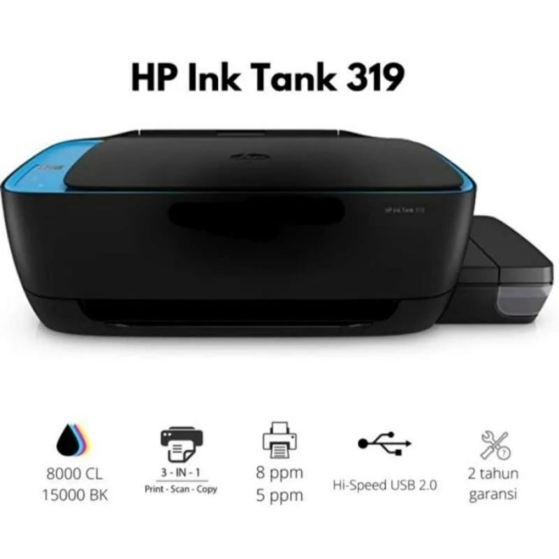 Jual Printer Hp Ink Tank 319 bekas berkualitas mulus | Shopee Indonesia