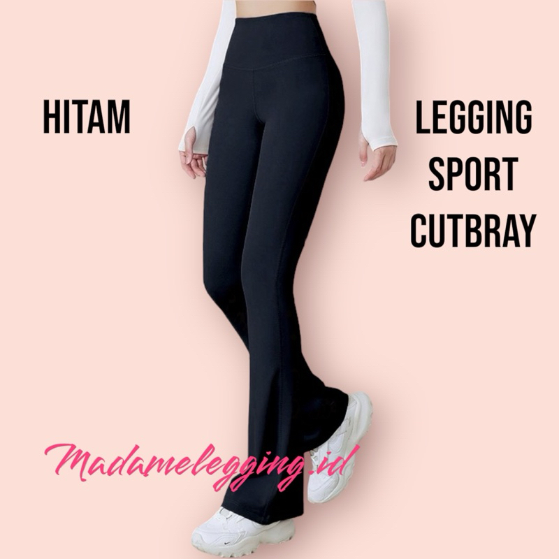 Jual LEGGING SPORT CUTBRAY YOGA PREMIUM TEBAL ANTI NERAWANG | Shopee ...