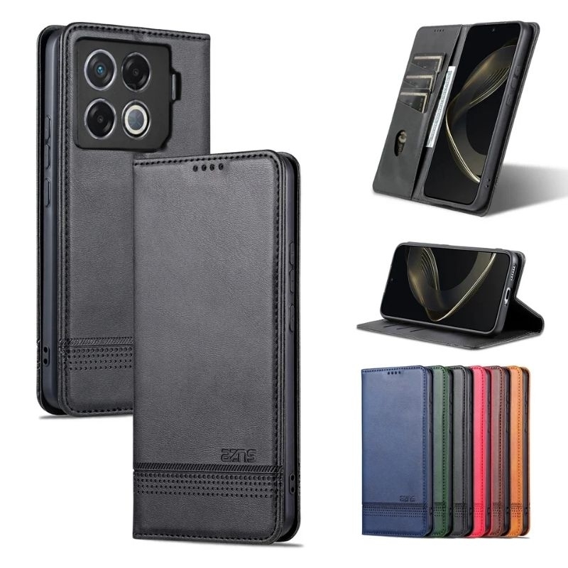 Jual case Infinix GT 20 pro 5G Flip Leather wallet case dompet kulit ...