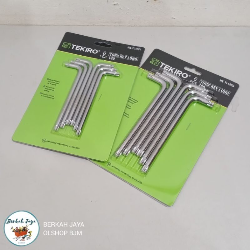 Jual KUNCI L BINTANG "TEKIRO" T40/T50 CR-V || TORX KEY LONG T40/T50 TEKIRO PER 1 PCS | Shopee ...