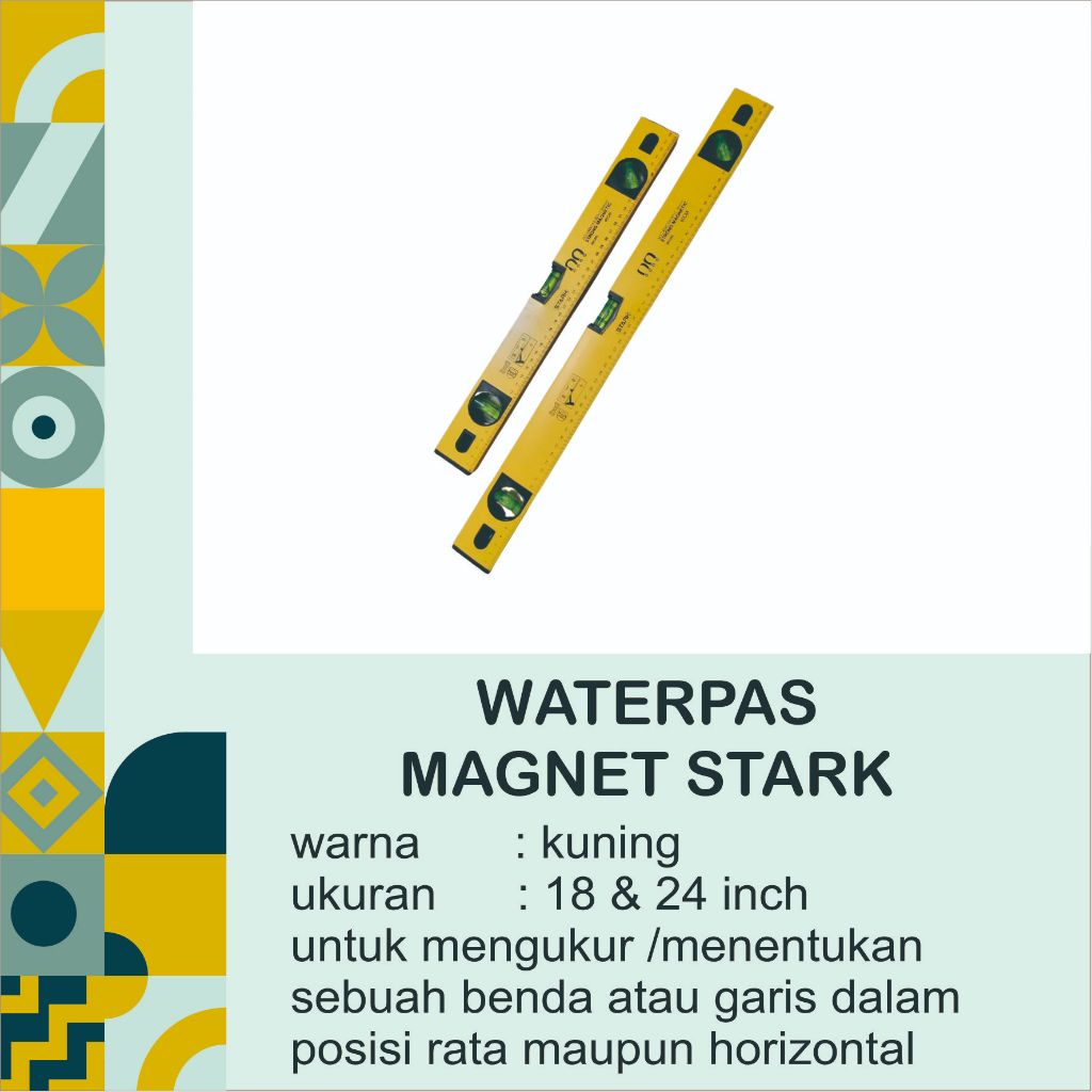 Jual Waterpas Magnet Stark / Penggaris Waterpas | Shopee Indonesia