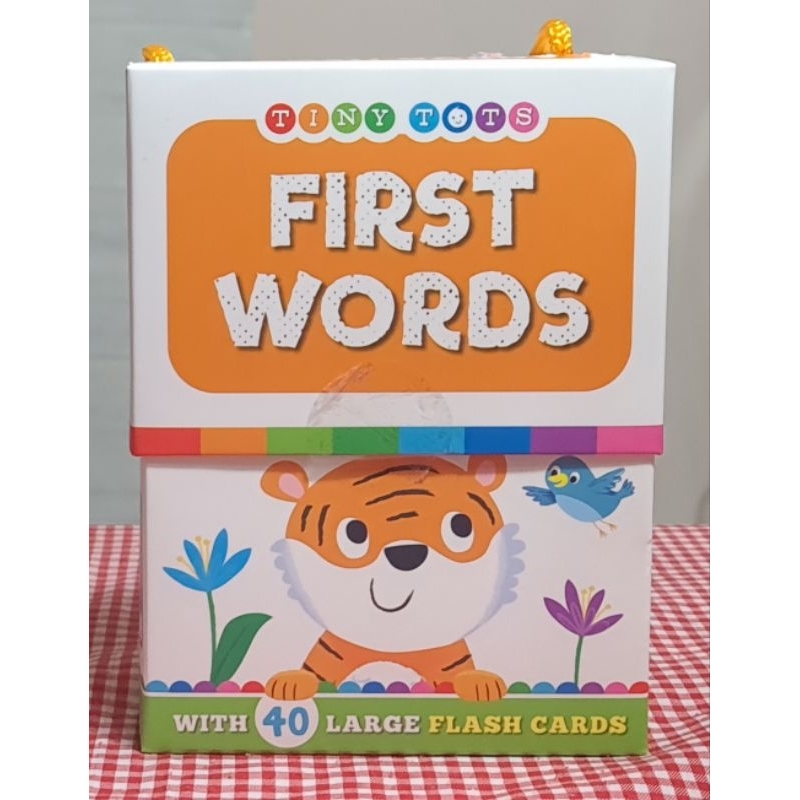 Jual Buku Anak Import My First Words Tiny Tots Flash Cards (40 Large ...