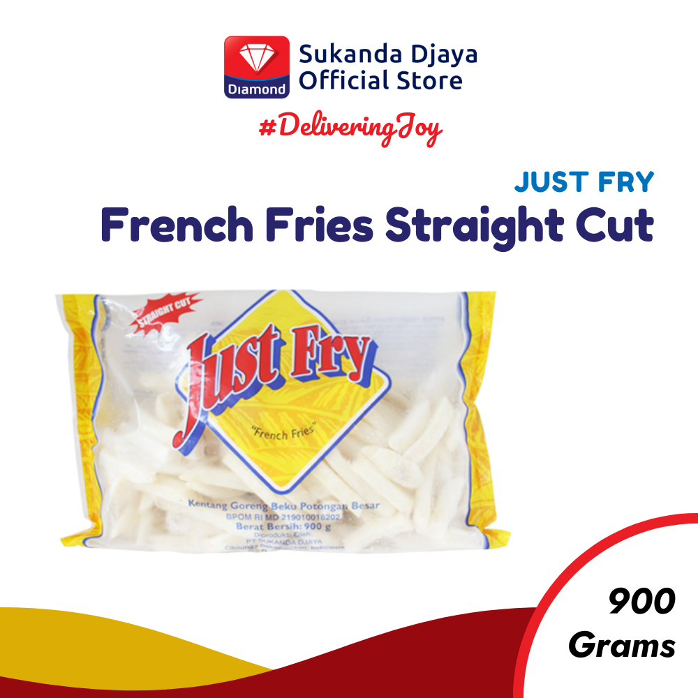 Jual Just Fry Kentang Beku French Fries Frozen Straight Cut 900 Gr | Shopee Indonesia