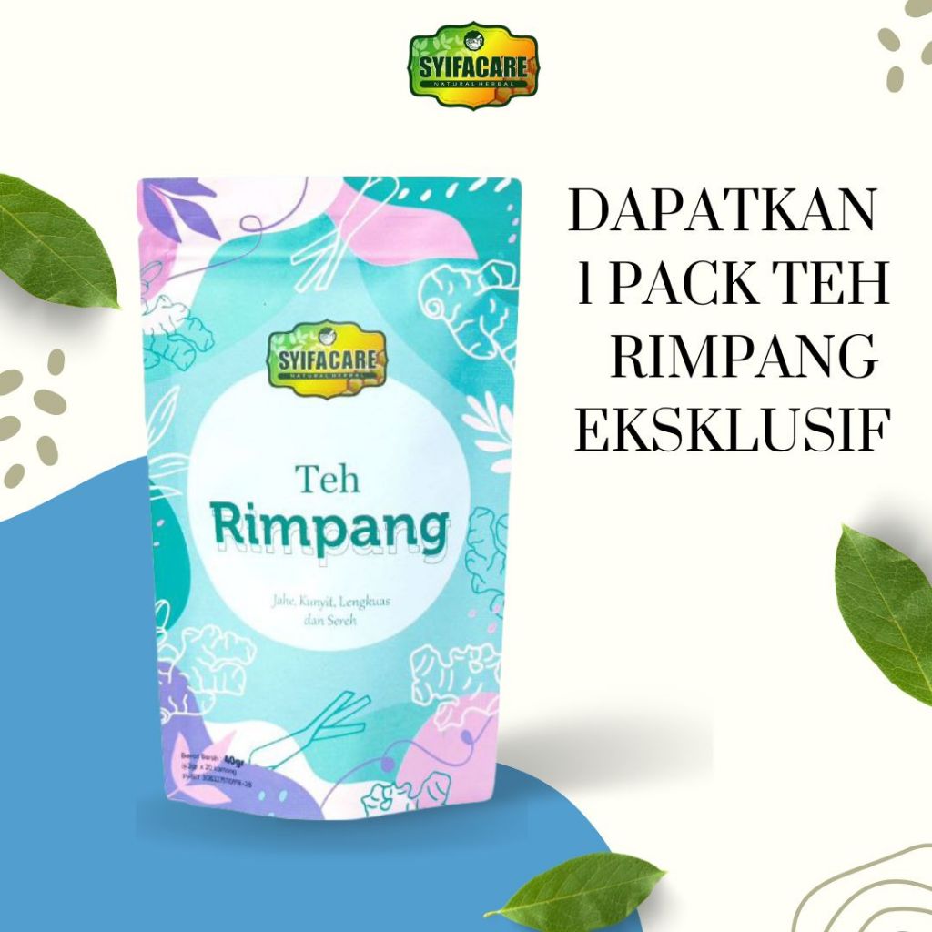 Jual Teh Rimpang Syifacare Teh Celup Bahan Jahe Kunyit Sereh Lengkuas ...