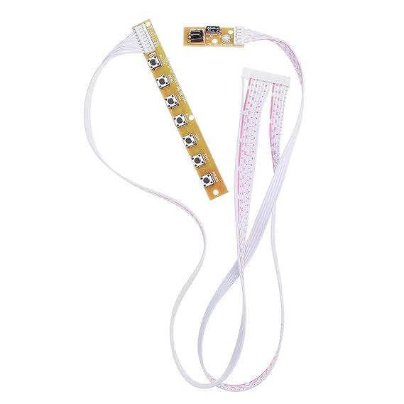 Jual Tombol Menu 7 Key + Sensor IR + Kabel Untuk Universal Controller ...