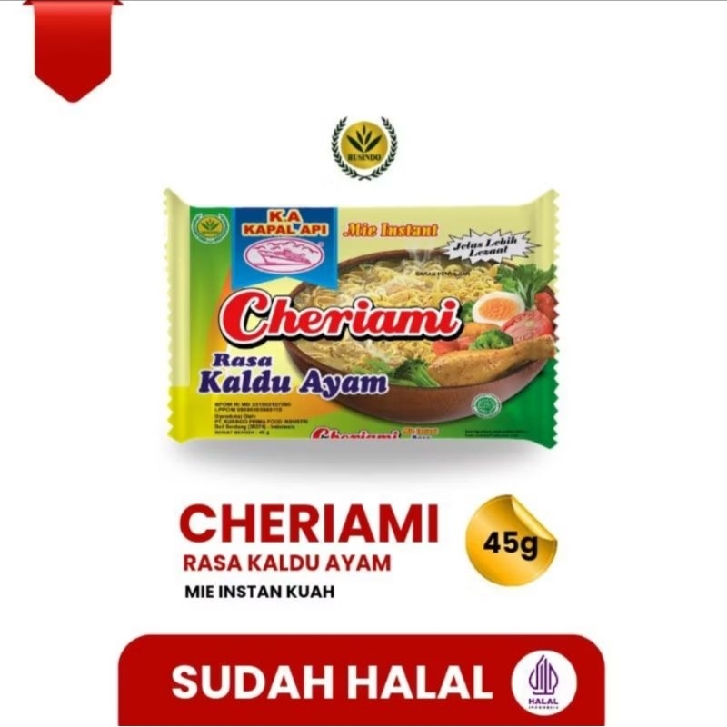 Jual MIE INSTAN CHERIAMI KALDU AYAM 45 GR | Shopee Indonesia