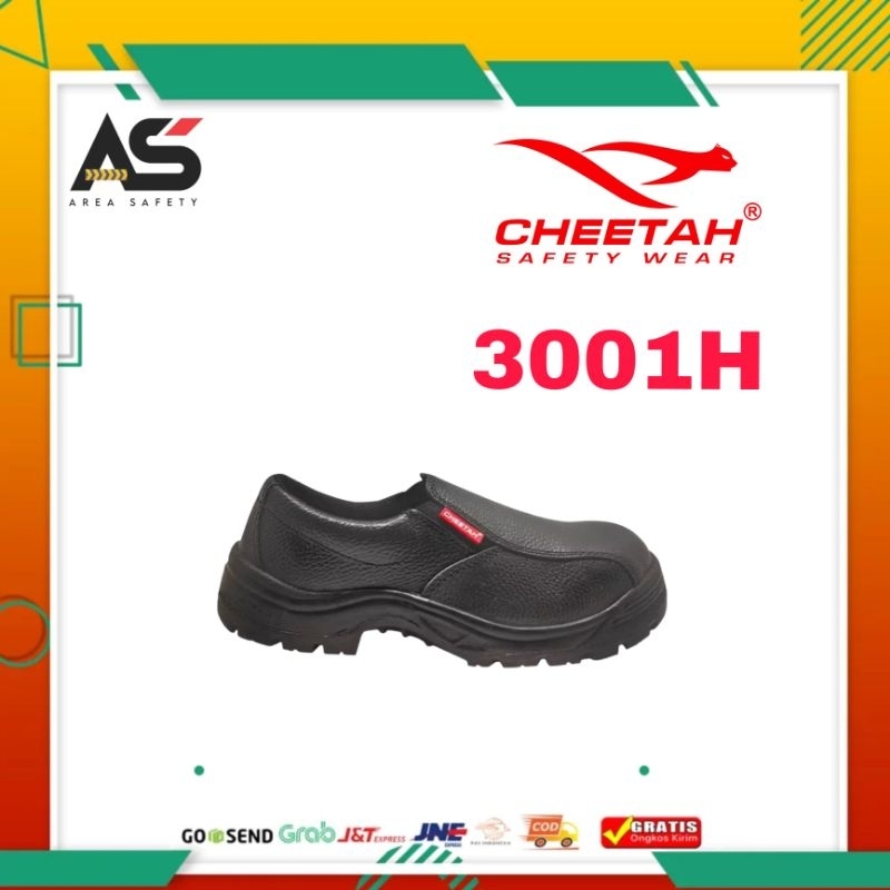 Jual sepatu safety cheetah 3001H ORIGINAL | Shopee Indonesia