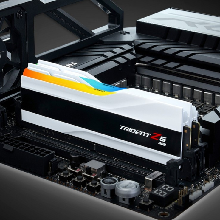 Jual GSKILL TRIDENT Z5 RGB MATTE WHITE DDR5 PC5-48000 6000MHz 64GB ...