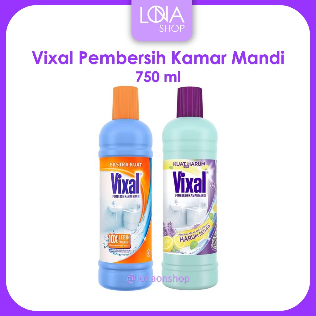 Jual Vixal Pembersih Porselen dan Kamar Mandi 750ml / HCl Anti Kerak Bandel Kuat Harum dan ...