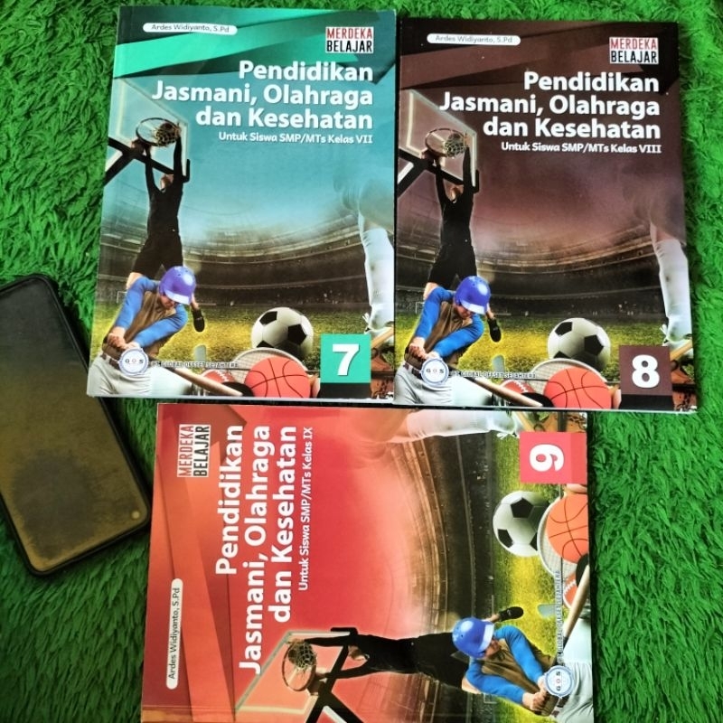 Jual ORIGINAL BUKU PENDIDIKAN JASMANI OLAHRAGA DAN KESEHATAN PJOK KELAS 7 8 9 SMP/MTS KURIKULUM ...