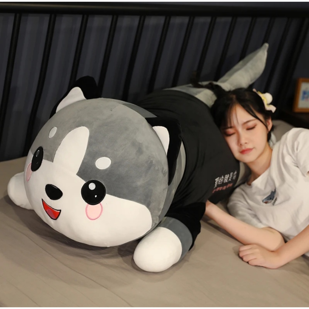 Jual Bantal Guling Kucing Lying JUMBO 100cm Boneka Kucing Jumbo Bahan ...