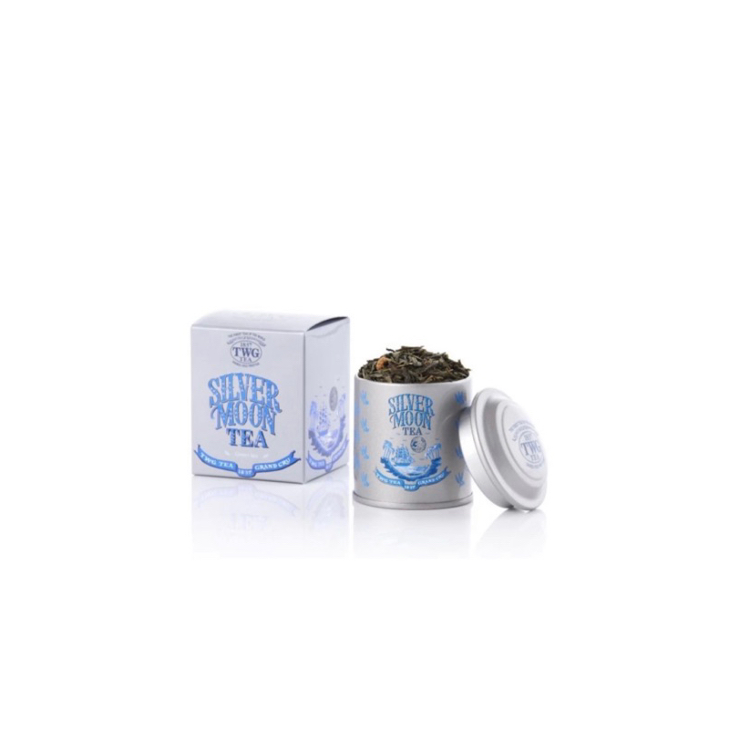 Jual AUTHENTIC TWG SILVER MOON TEA 25G MINI TIN LOOSE LEAF TEAS DAUN ...
