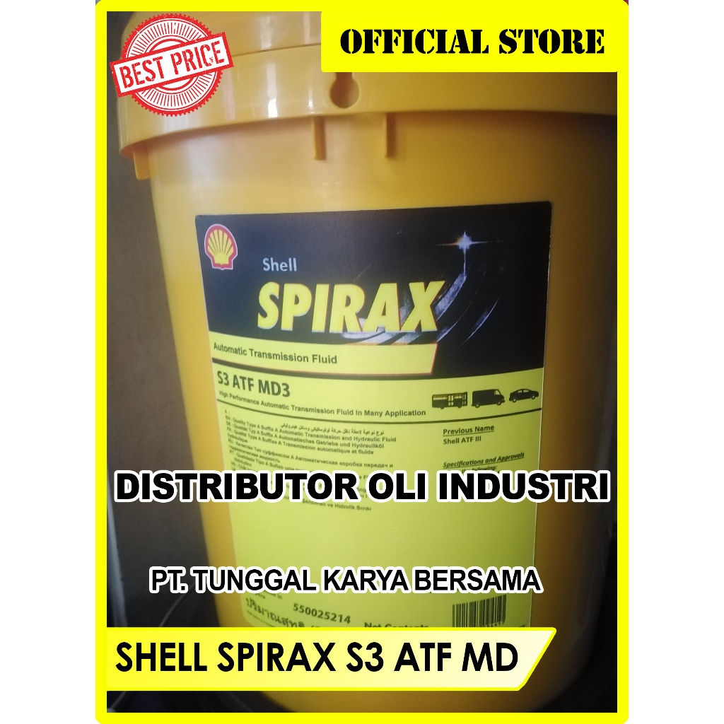 Jual Shell Spirax S3 ATF MD3 ( Automatic Transmission Fluid ) - Kemasan ...