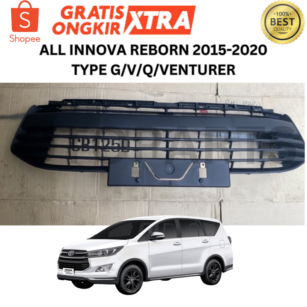 Jual GRILL GRILLE RAM BUMPER BEMPER DEPAN INNOVA REBORN VENTURER G V Q ...