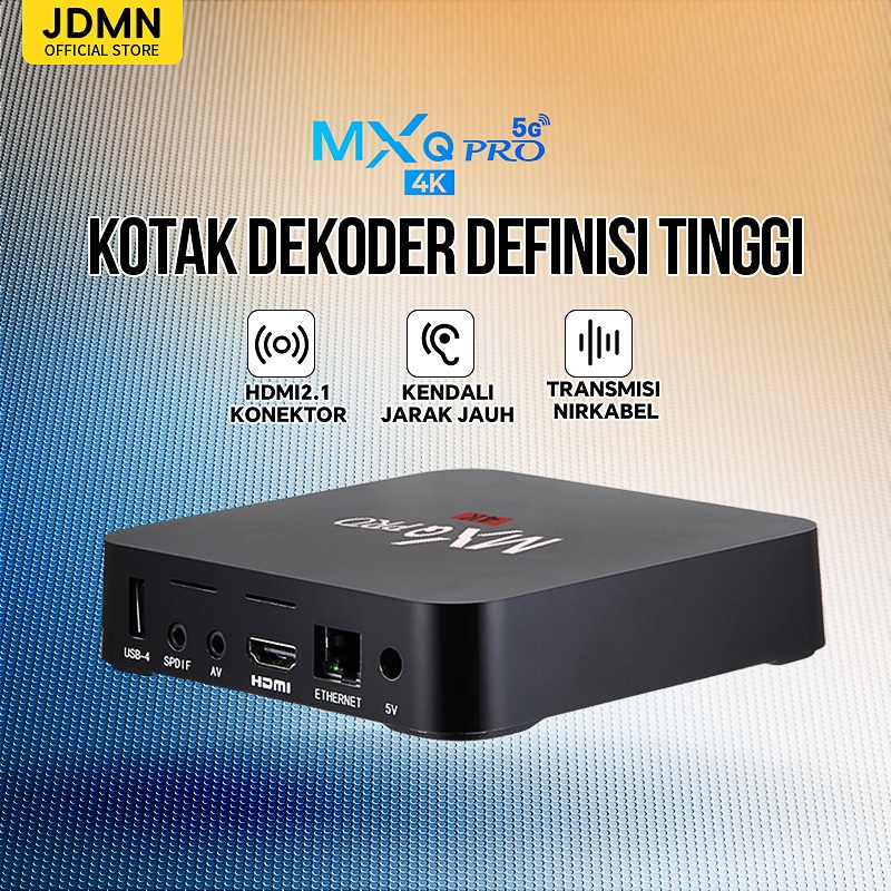 Jual Indihome Android Smart TV Box 4K HD jaringan Set-top Box Digital ...