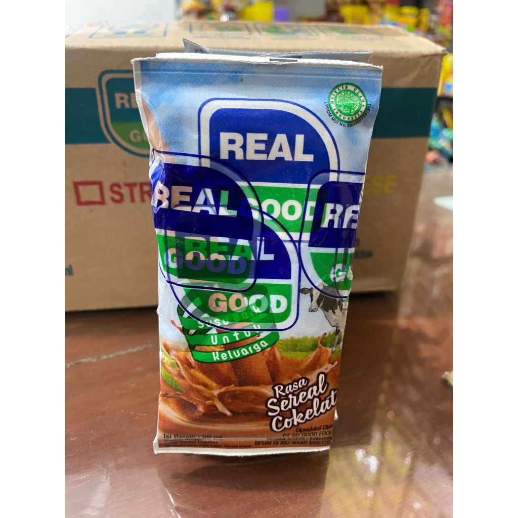 Jual Susu Real Good 50 Ml / Susu UHT Bantal 1 Pcs | Shopee Indonesia