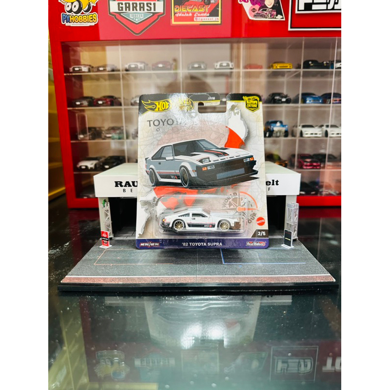 Jual Hotwheels Premium World Tour '82 Toyota Supra Japan Sticker ...