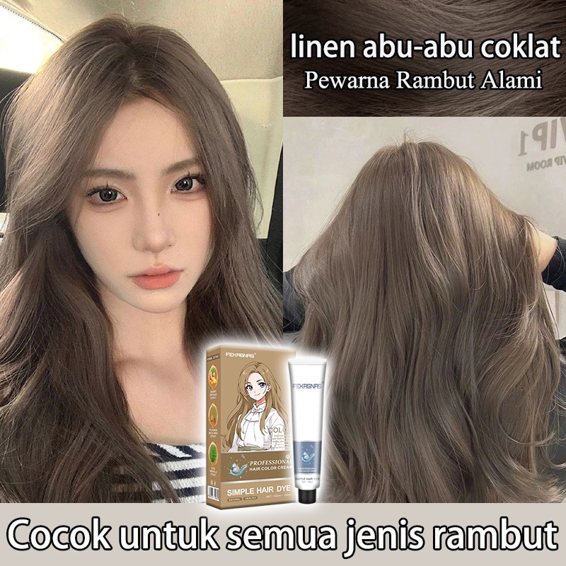Jual 【Pengiriman cepat】FEKAGNAS Abu-abu coklat cat rambut *200ml Tidak ...