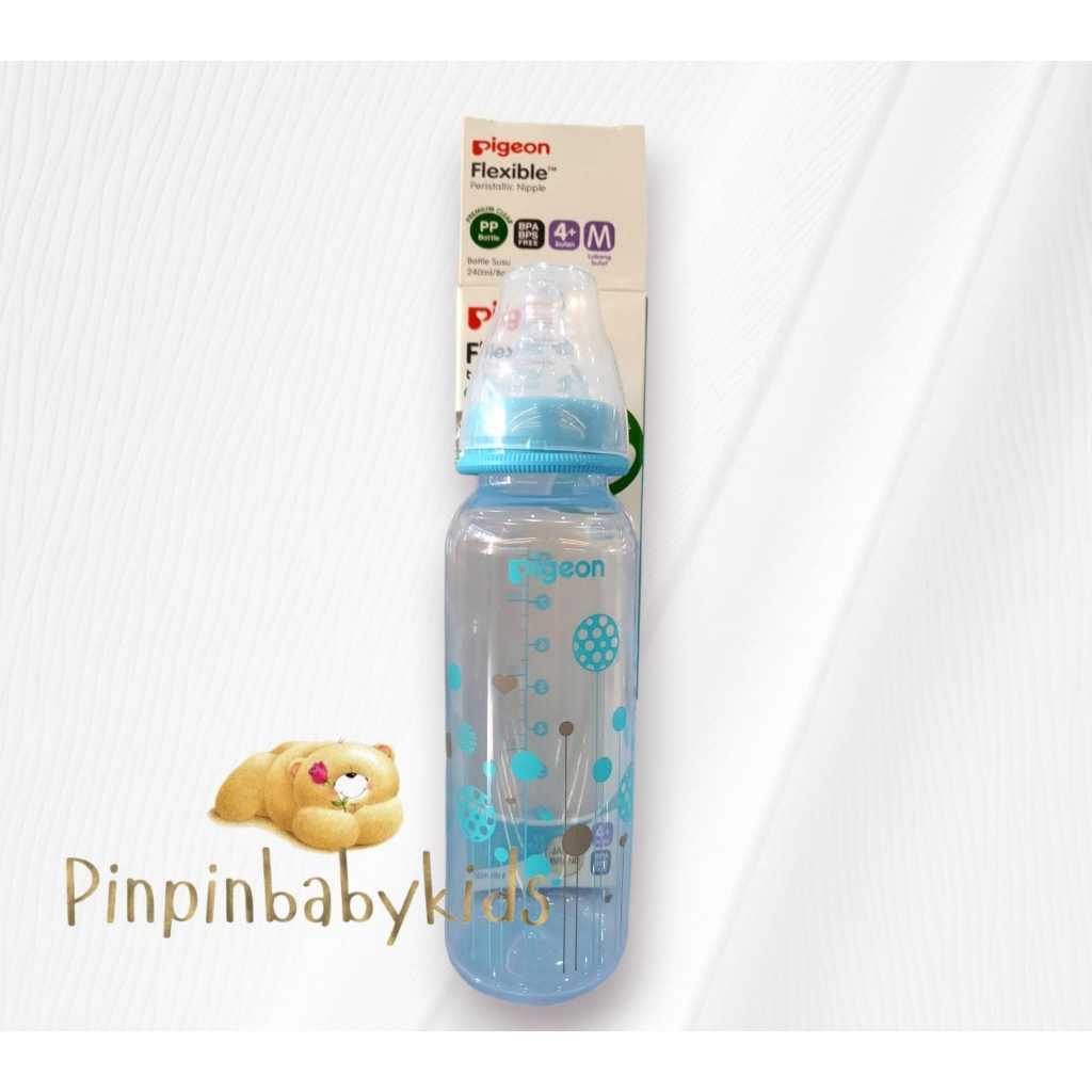 Jual Pigeon botol susu pp flexible 150ml/250ml (clear/motif/curve ...