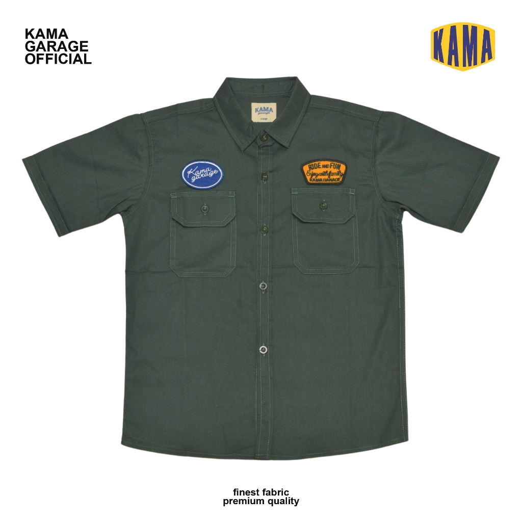 Jual KAMA GARAGE Workshirt - Kemeja Kerja Anak - Baju Bengkel Anak ...