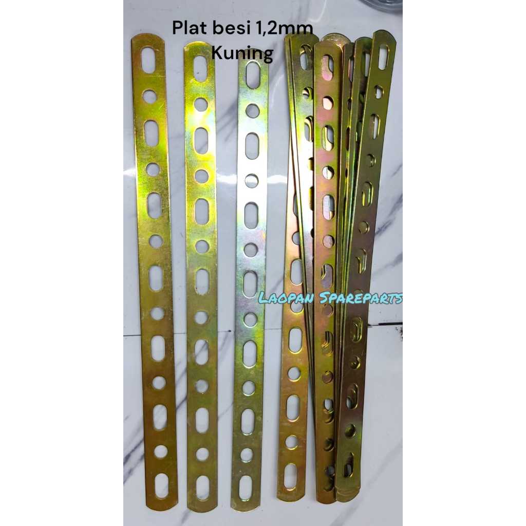 Jual PLAT BESI KUNING TEBAL 1,2MM | BRAKET BESI KUNING MULTIFUNGSI ...
