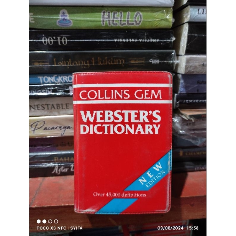 Jual buku collins gem webster's dictionary | Shopee Indonesia