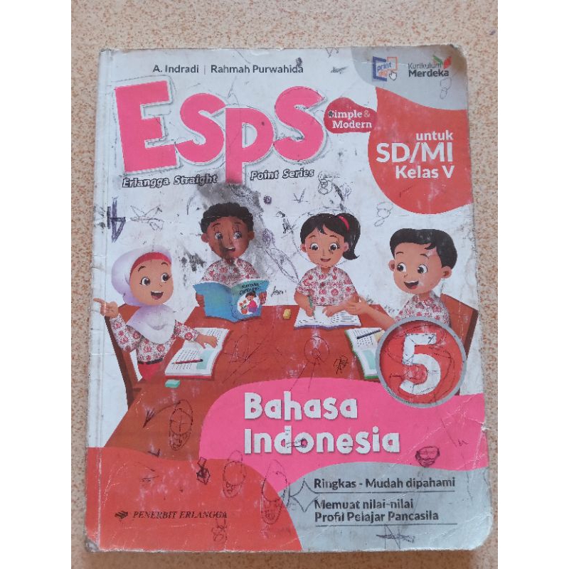 Jual ESPS Bahasa Indonesia Kelas 5 SD Kurikulum Merdeka | Shopee Indonesia