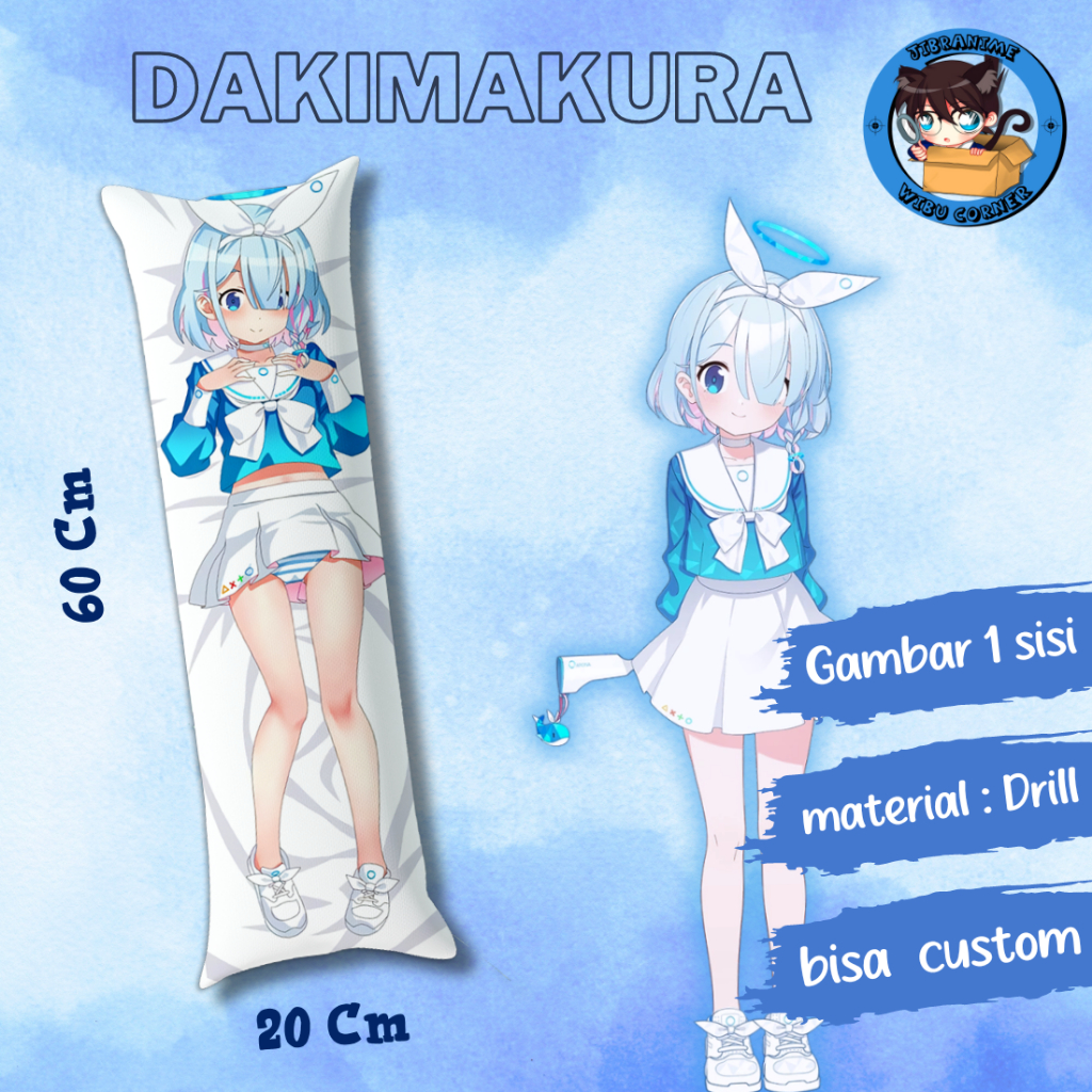 Jual dakimakura / guling Arona blue archive / ukuran 20x60cm / sudah ...