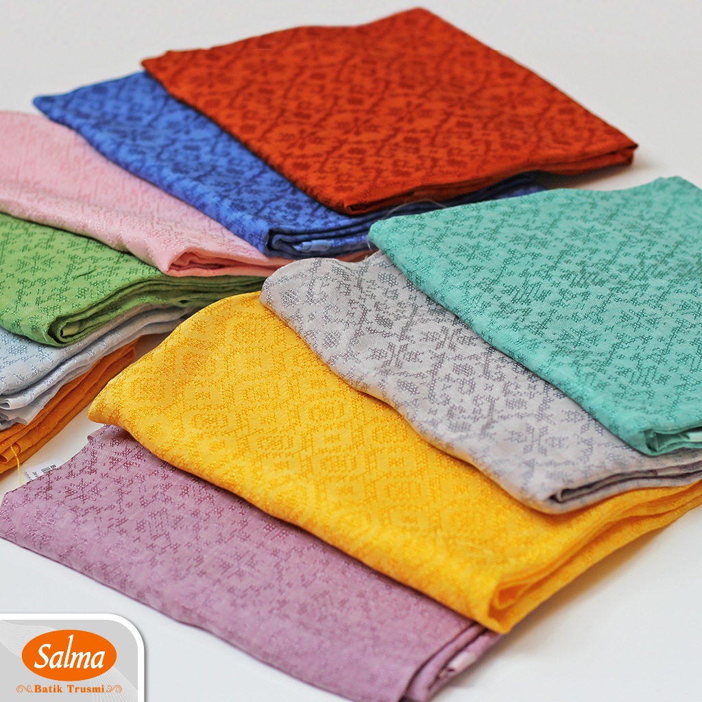 Jual BATIK SALMA Bandung Kain Rayon Viscose Polos Premium | Shopee ...