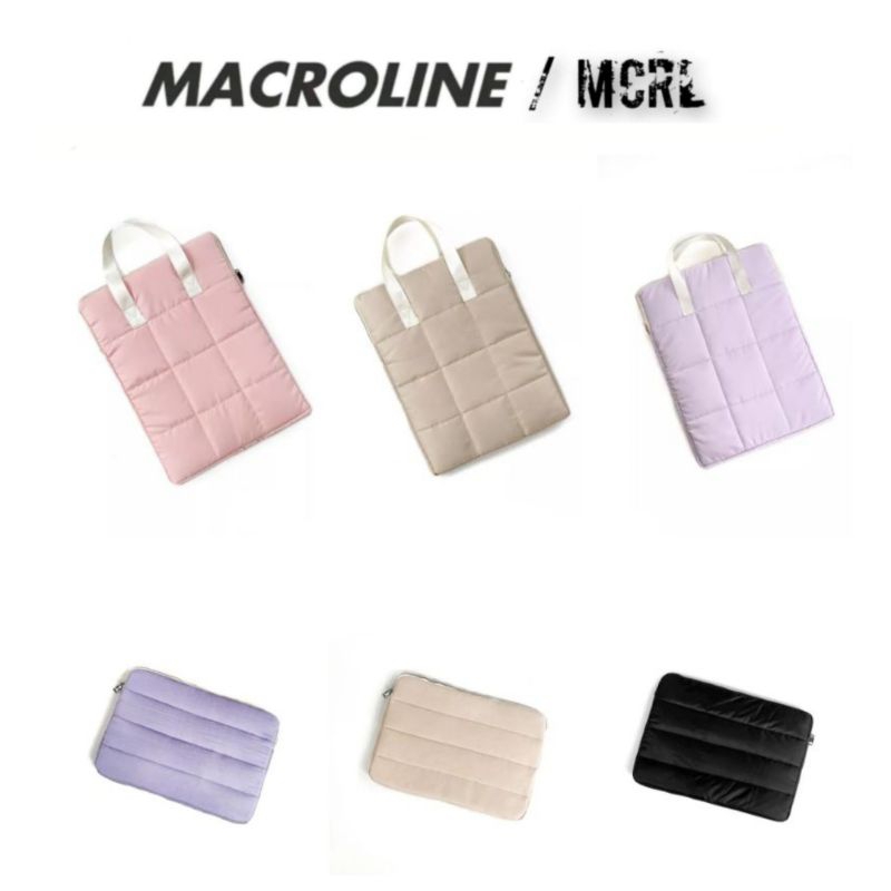 Jual MACROLINE Sleeve Case puffy tas jinjing laptop ukuran lengkap 13 ...