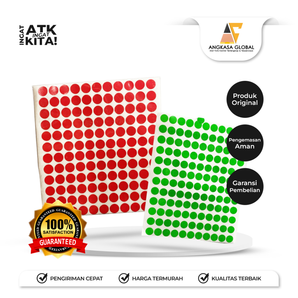 Jual STIKER/ STICKER BULAT (1PACK) | Shopee Indonesia