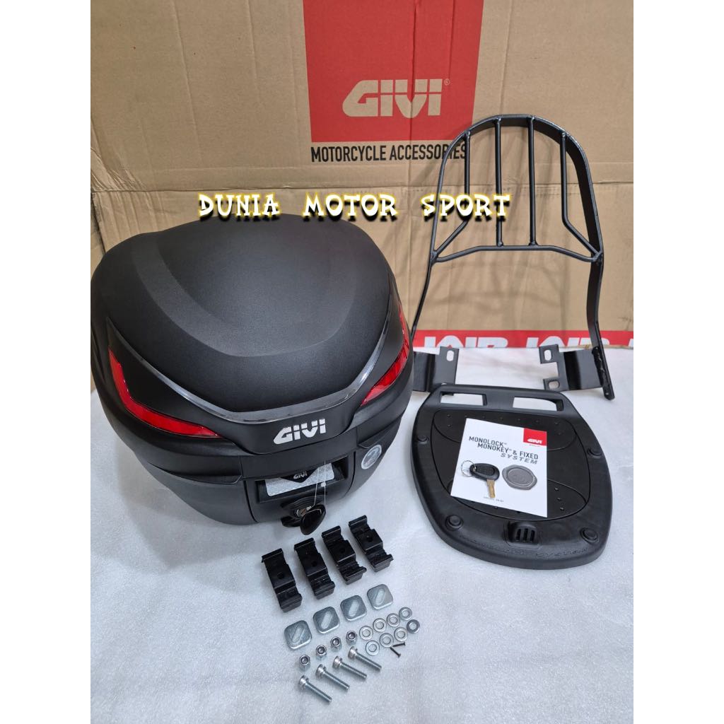 Jual BOX GIVI B27 PLUS BREKET-BOX GIVI VIXION BYSON SCORPIO VERZA CB 150 TIGER MEGAPRO THUNDER ...