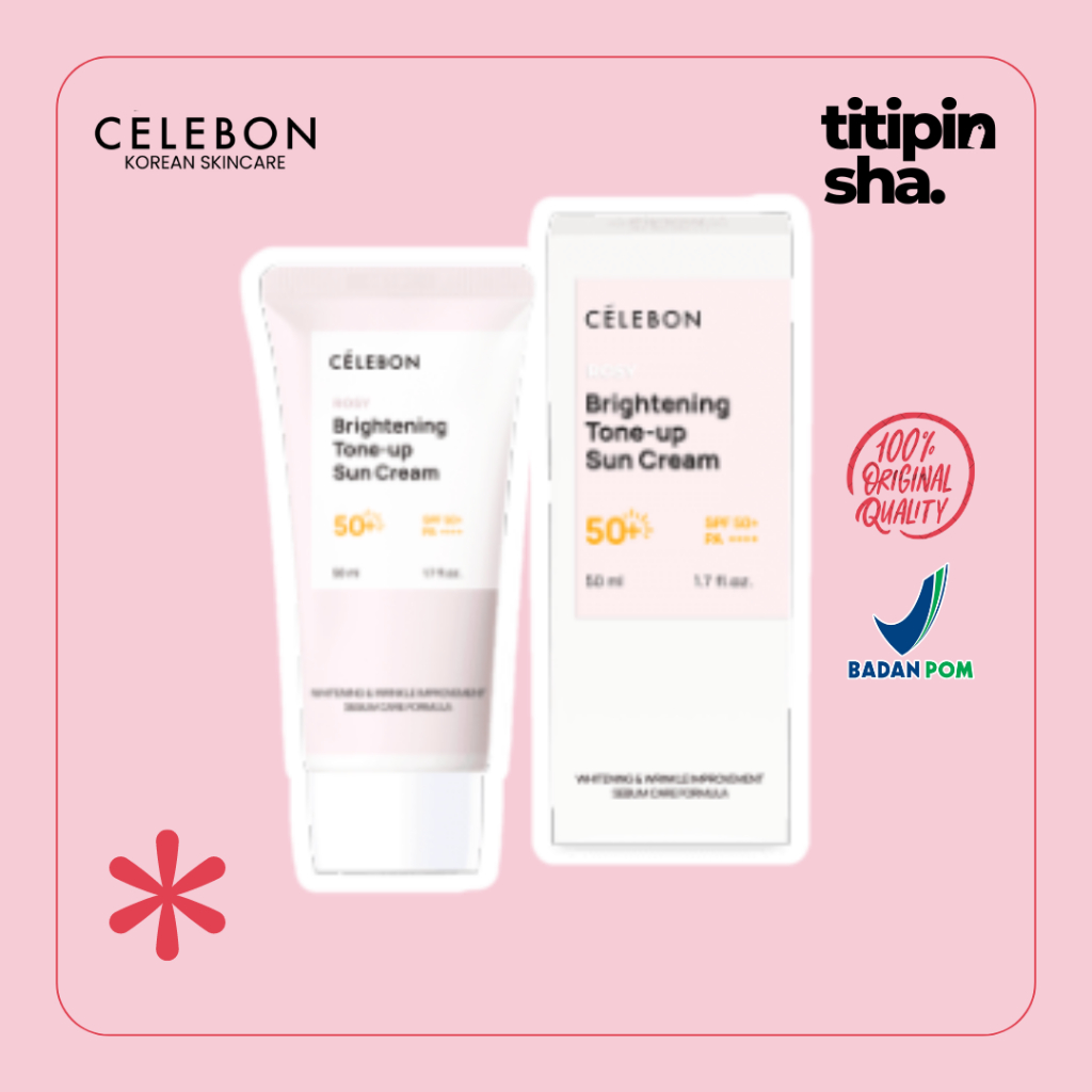 Jual Celebon Brightening Tone Up Sun Cream | 50ml | Shopee Indonesia