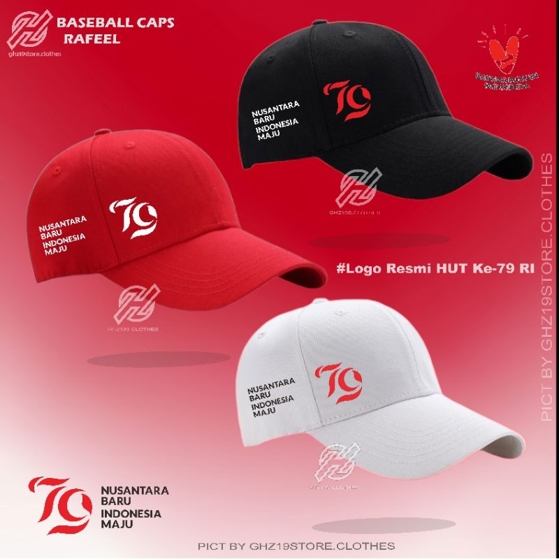 Jual Topi Baseball Pria&Wanita Kemerdekaan Indonesia Distro Caps Merah ...