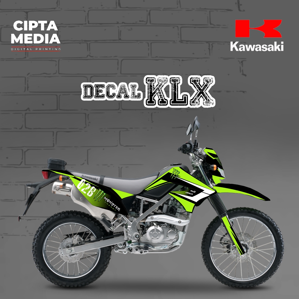 Jual DECAL KLX 150 BF SE BAHAN VINYL QUANTAC TAHAN LAMA ANTI AIR ...