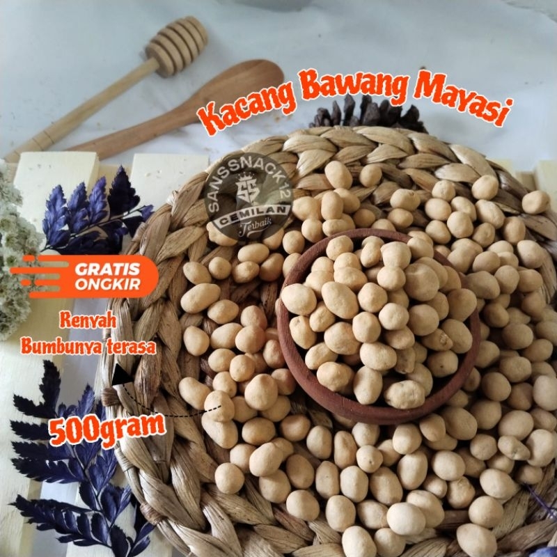 Jual Kacang Bawang Mayasi / Kacang Mayasi 500gram | Shopee Indonesia
