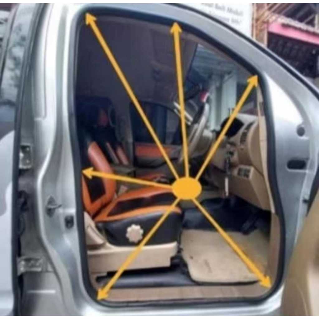 Jual Karet Getah Peredam Pintu Depan Mobil Nissan Frontier D21 (2000 ...