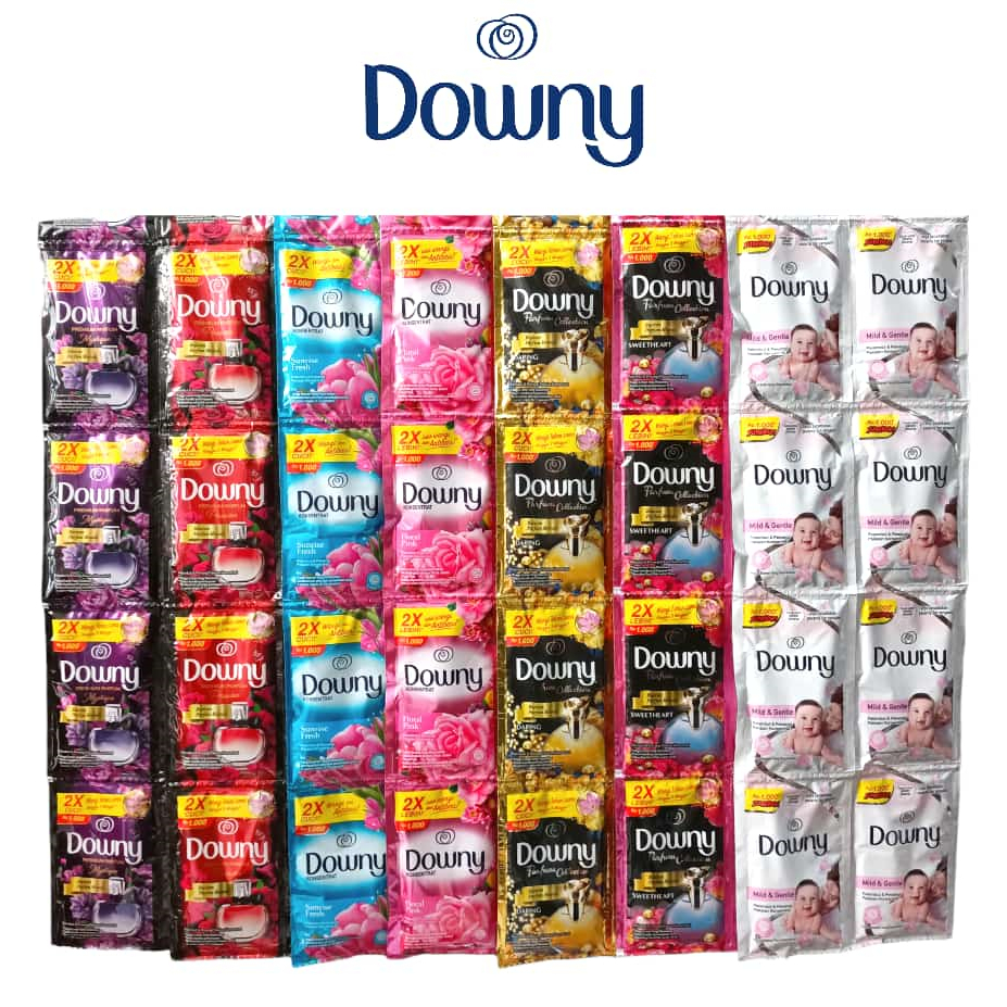 Jual [1Renceng] Downy 1000 isi 6 Sachet Pewangi Pakaian Rentengan 19ml ...