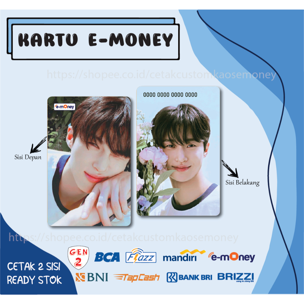 Jual KARTU EMONEY ETOLL KOREA BYEON WOO-SEOK MANDIRI EMONEY BNI TAPCASH ...